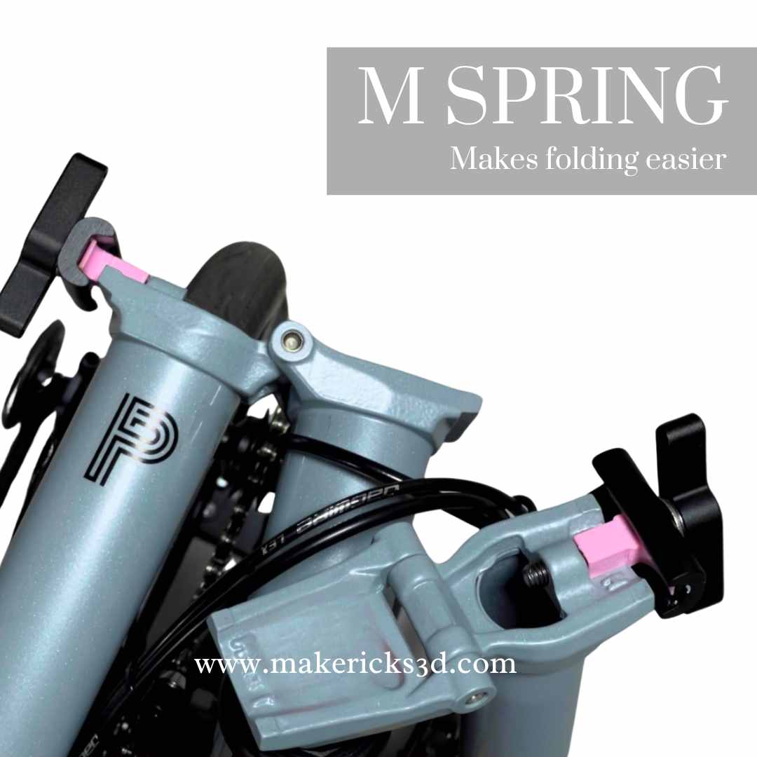 M Spring for Brompton and other foldable bikes – Makericks3D