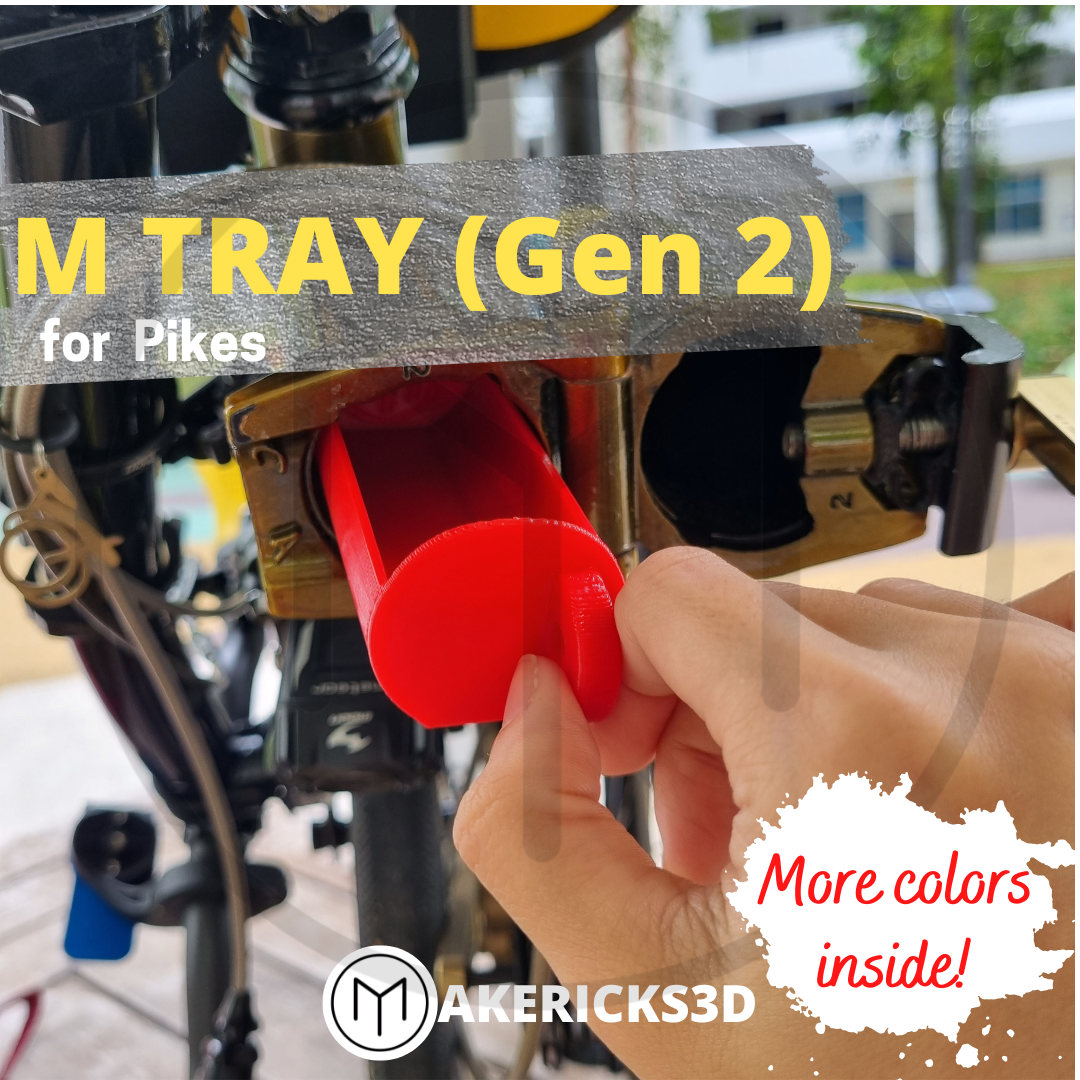 Premium M Tray for Pikes, Royale, Gravity foldable bicycle (Gen 2) | H – Makericks3D