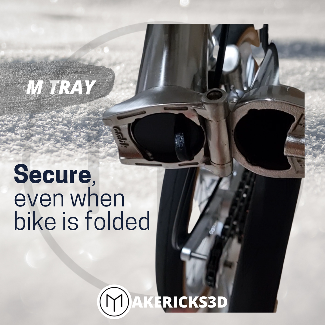 Carbon Fiber M Tray for Brompton ACP Line | Premium Hidden Storage Sol – Makericks3D