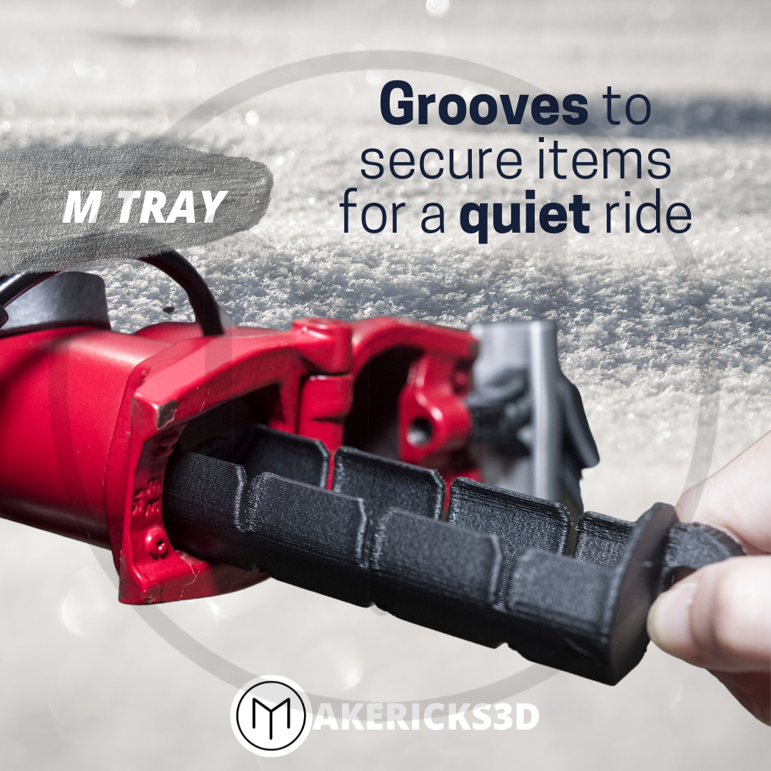 Carbon Fiber M Tray for Brompton ACP Line | Premium Hidden Storage Sol – Makericks3D